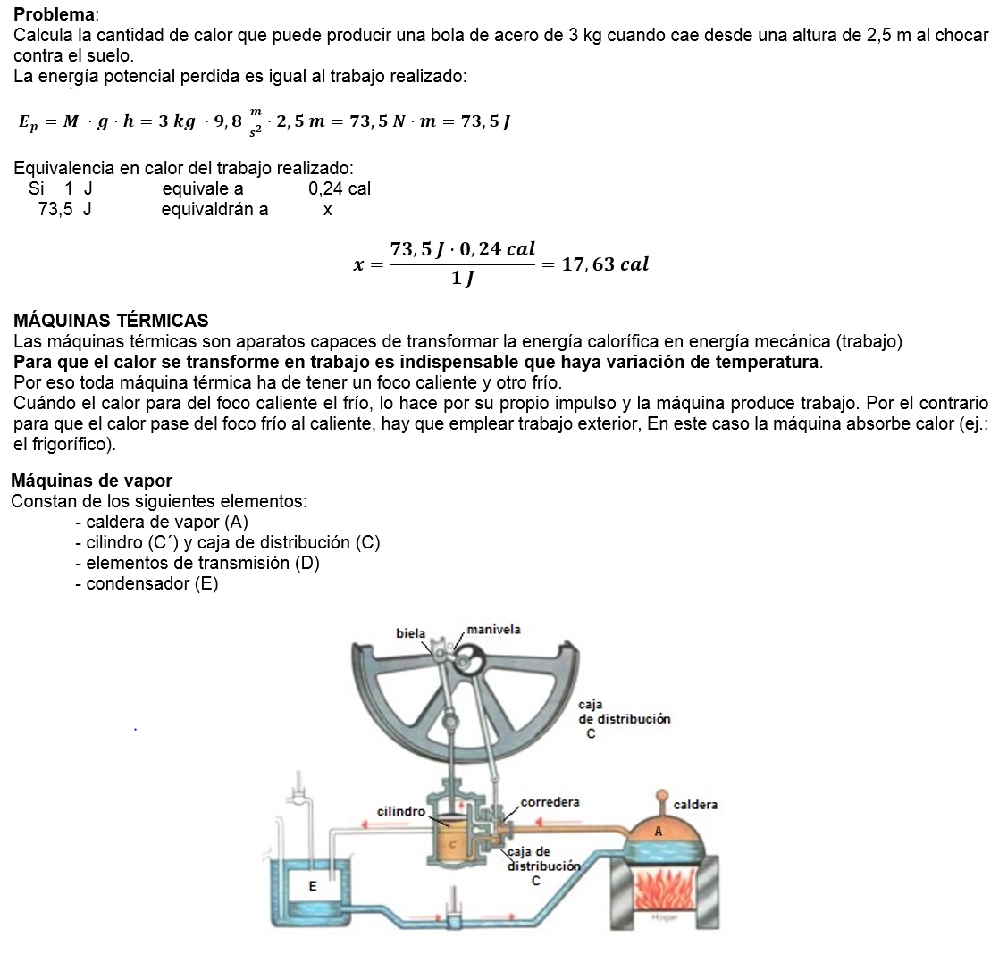 TEMA 49: CALOR Y TRABAJO II. MÁQUINAS TÉRMICAS – EL BLOG DE EDUARDOSBERRIO